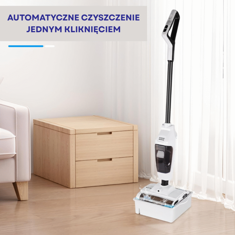 Bezprzewodowy robot do sprzątania 3w1 – odkurzanie, mycie i zamiatanie